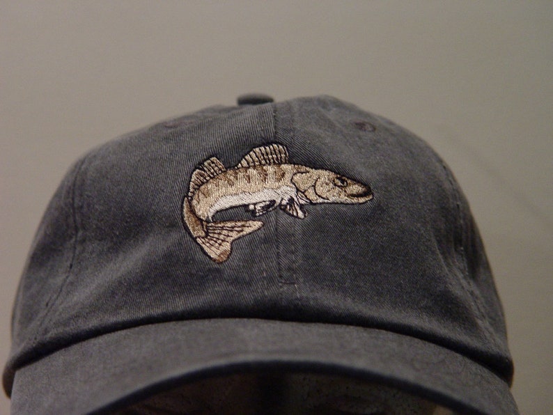 WALLEYE FISH HAT One Embroidered Men Women Wildlife Baseball | Etsy
