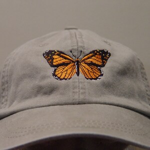 MONARCH BUTTERFLY HAT - Embroidered Men Women Insect Wildlife Cap ...