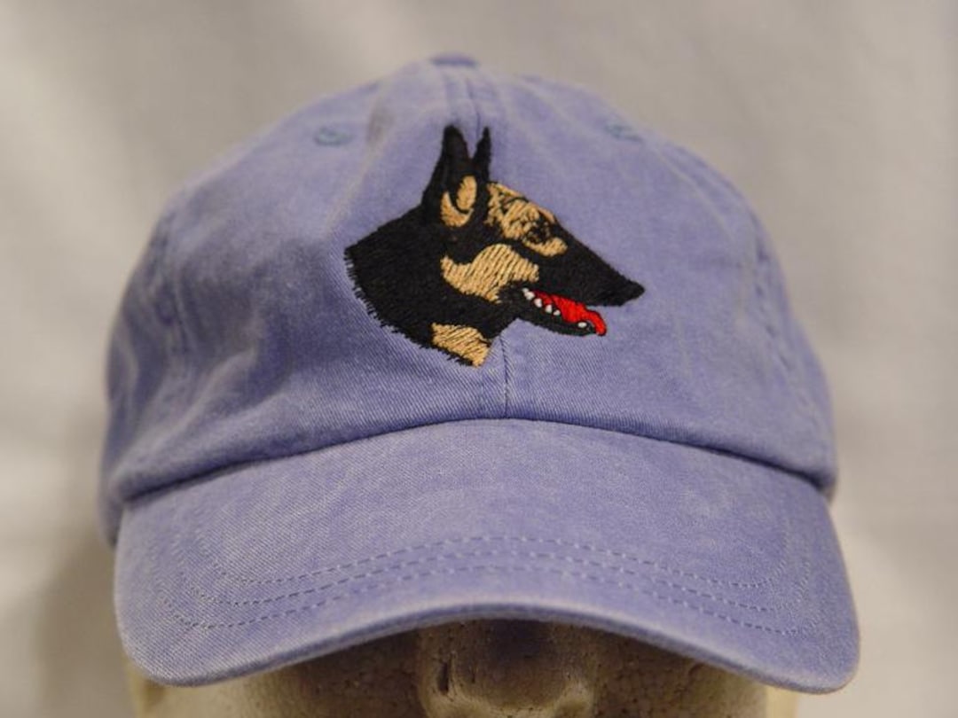 German Shepherd Dog Hat One Embroidered Men Women Male Female Baseball ...