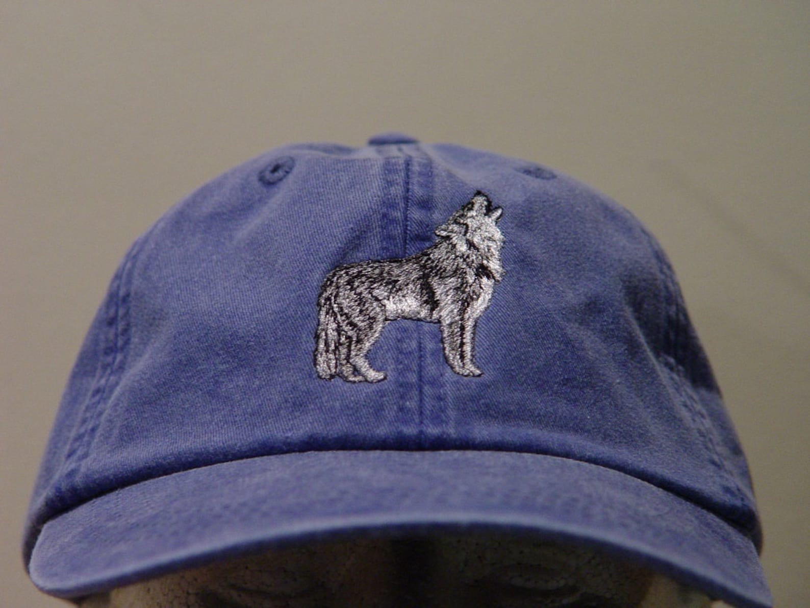 GRAY WOLF HAT Embroidered Men Women Wildlife Baseball Cap - Etsy