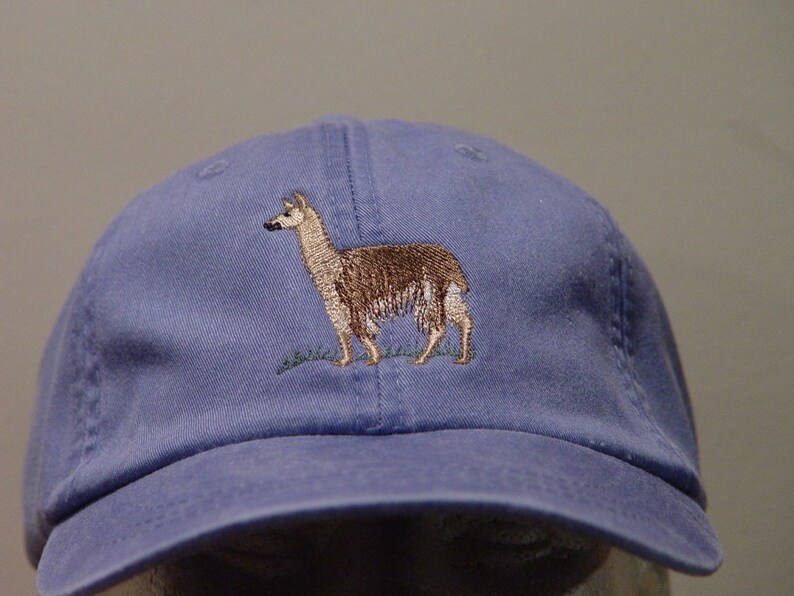 LLAMA HAT One Embroidered Men Women Wildlife Baseball Cotton - Etsy