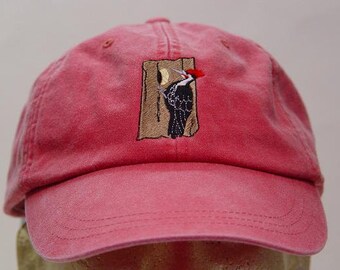 PILEATED WOODPECKER Bird Hat Embroidered Men Women Wildlife Cap Price ...