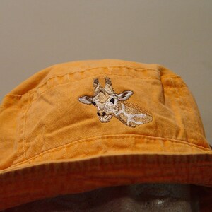 GIRAFFE WILDLIFE XL Bucket Hat Embroidered Women Men Cap Price Apparel ...