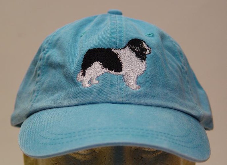 LANDSEER NEWFOUNDLAND DOG Hat - Embroidered Men Women Baseball Cap ...