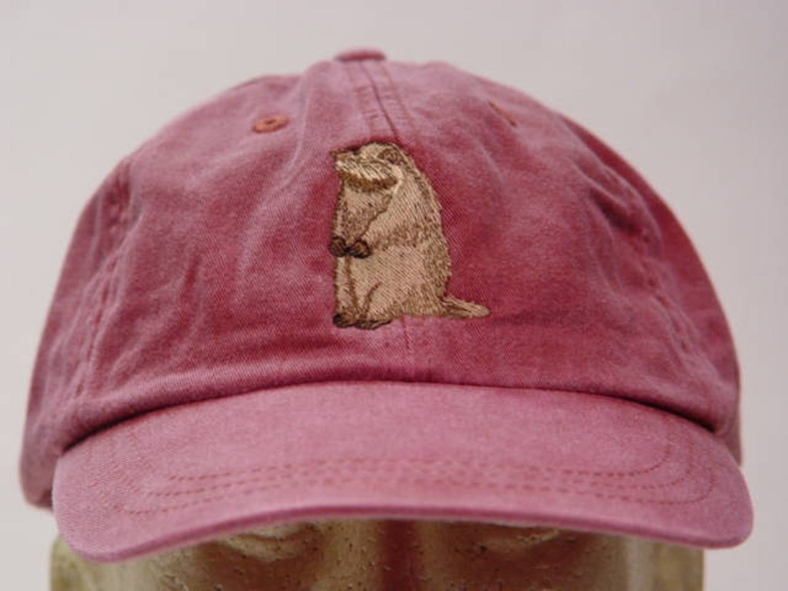 WOODCHUCK GROUNDHOG HAT One Embroidered Men Women Wildlife | Etsy