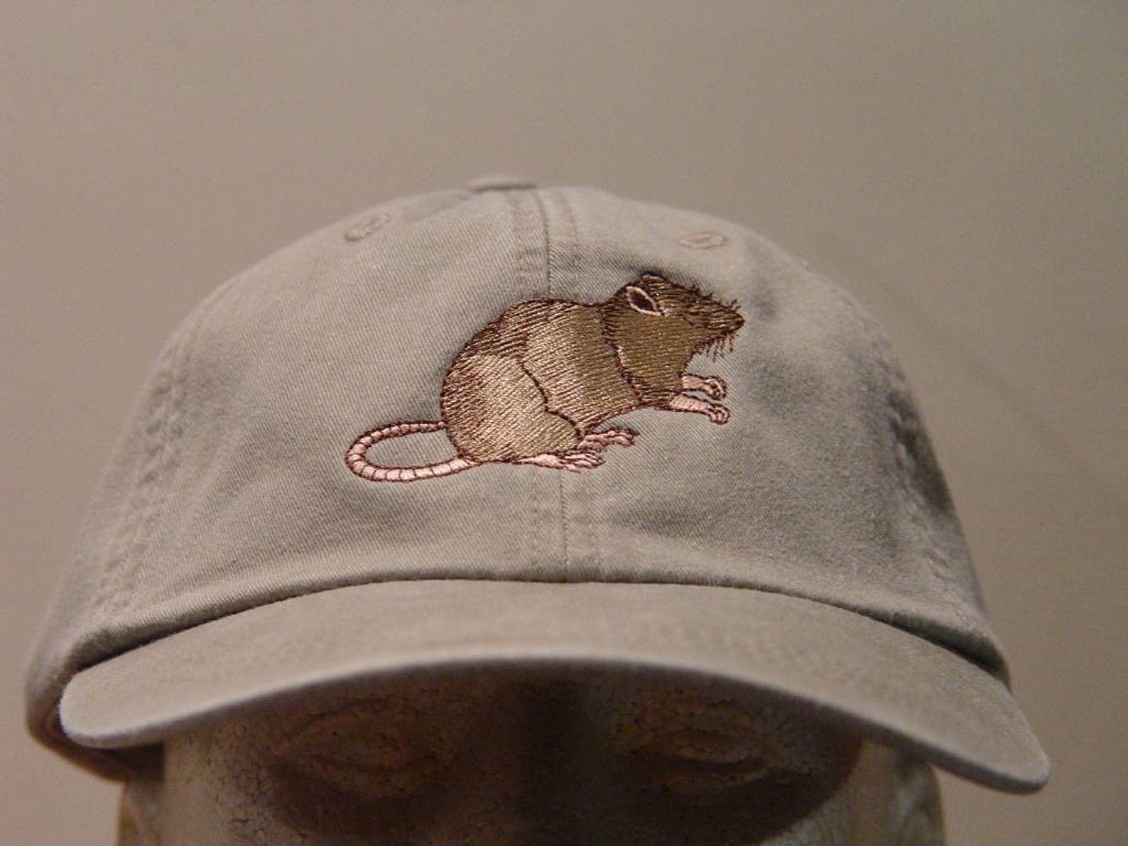 BROWN RAT RODENT Hat Embroidered Men Women Wildlife Baseball | Etsy