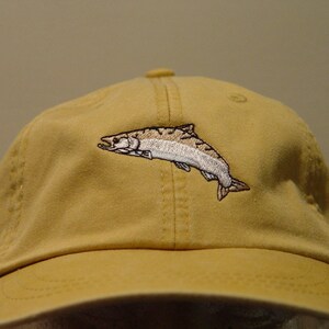 Atlantic Salmon Hat - One Embroidered Fish Men Women Wildlife Cap ...