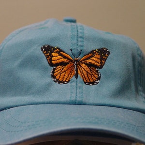 MONARCH BUTTERFLY HAT - Embroidered Men Women Insect Wildlife Cap ...