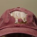 MOUNTAIN GOAT HAT Embroidered Men Women Wildlife Baseball - Etsy