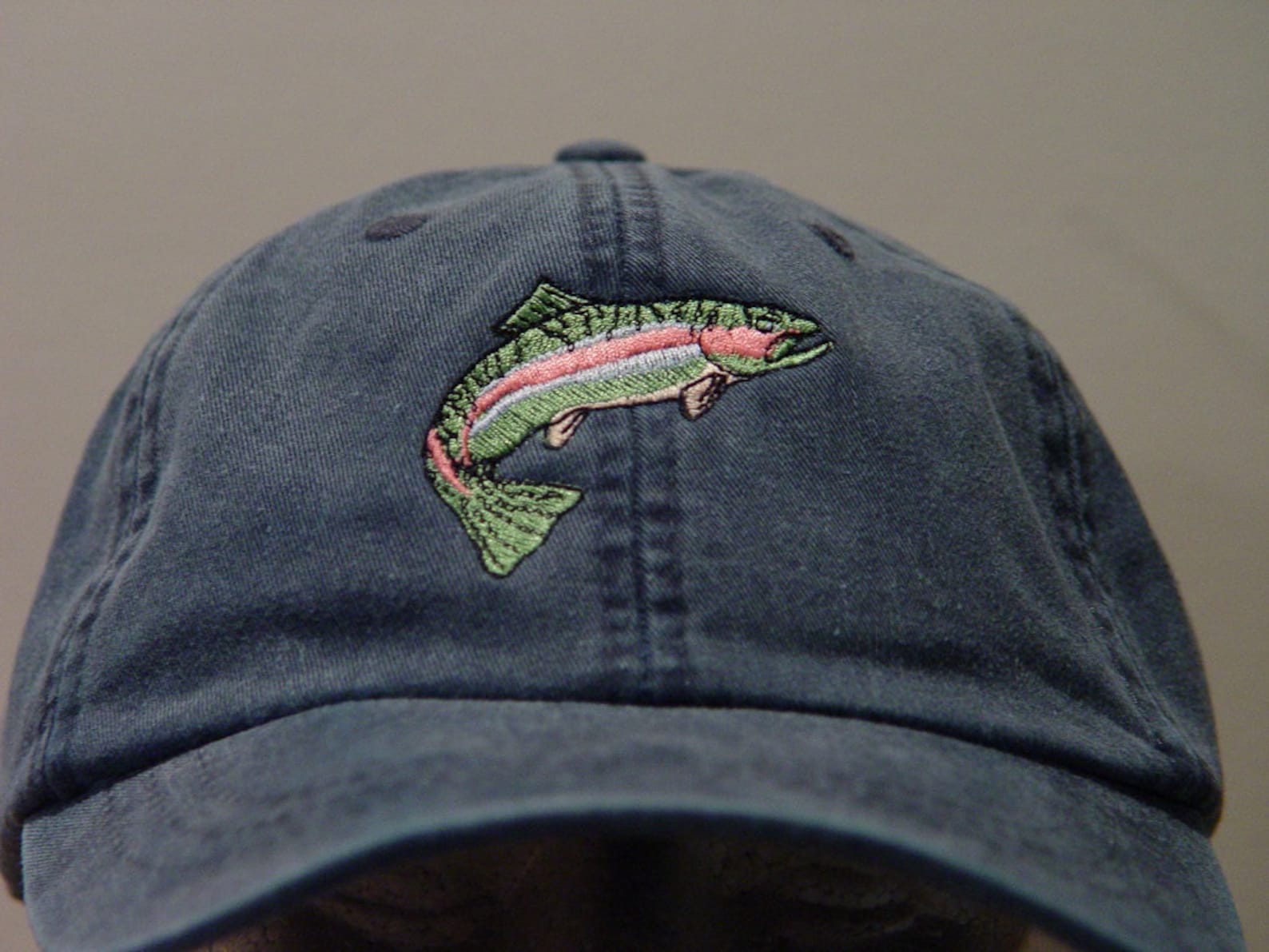 RAINBOW TROUT Fish Hat One Embroidered Men Women Wildlife - Etsy