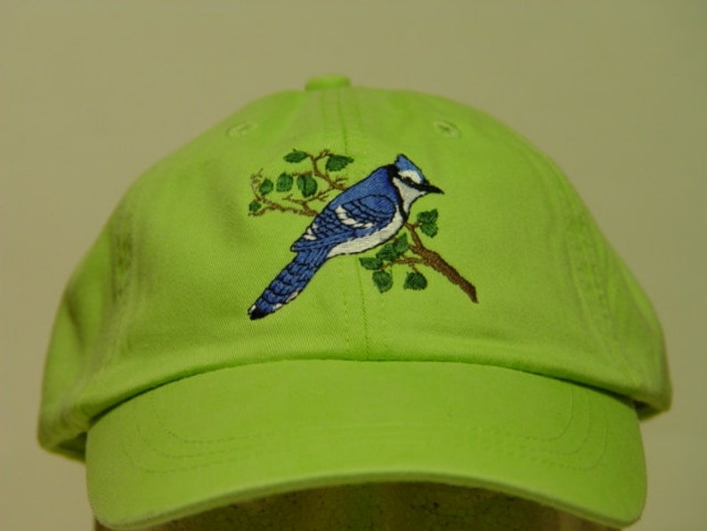 BLUE JAY BIRD Hat Embroidered Men Women Wildlife Baseball | Etsy
