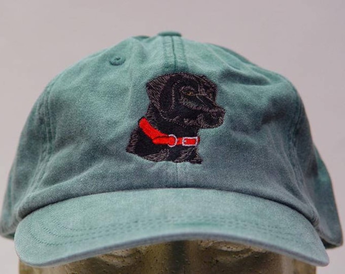 Black Labrador Retriever Dog Hat One Embroidered Men Women - Etsy