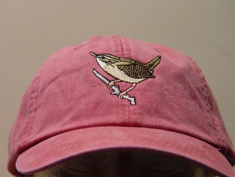 CAROLINA WREN State Bird Hat - Embroidered Men Women Wildlife Cap ...