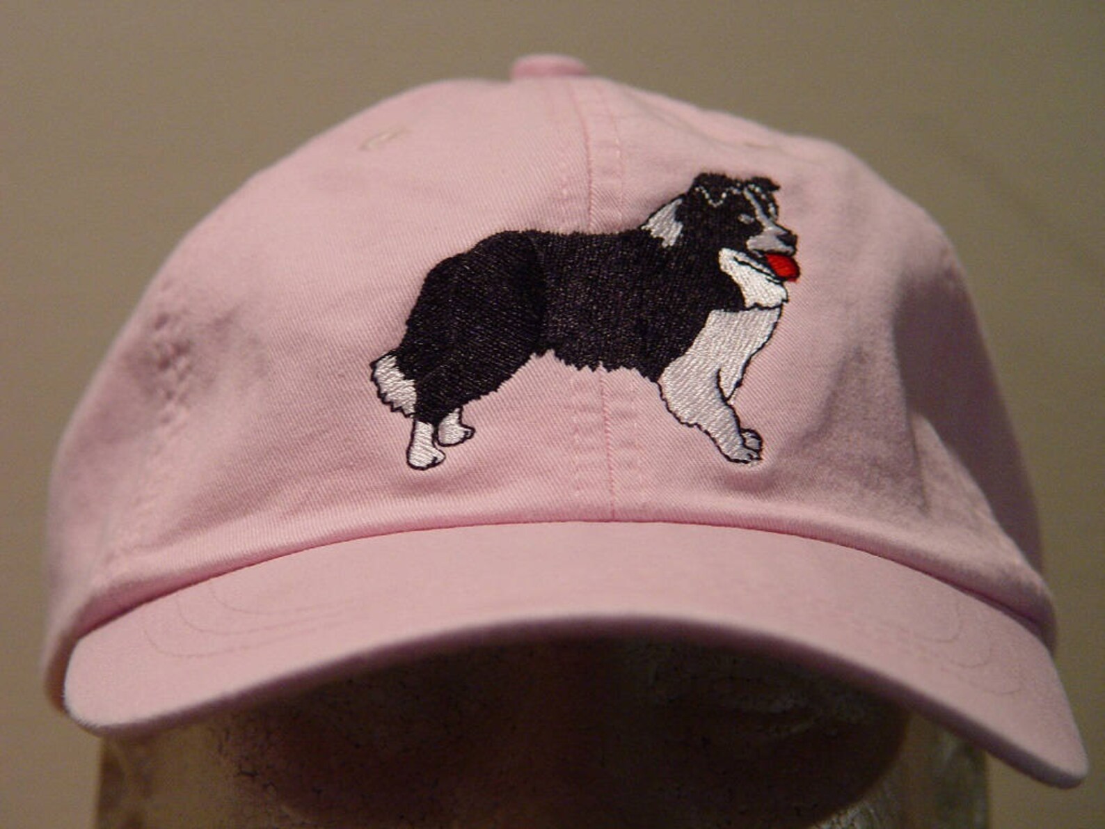 BORDER COLLIE Dog Hat - Embroidered Men Women Cotton Baseball Cap ...