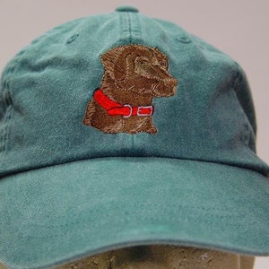 Chocolate Labrador Retriever Dog Hat - Embroidered Men Women Cap ...