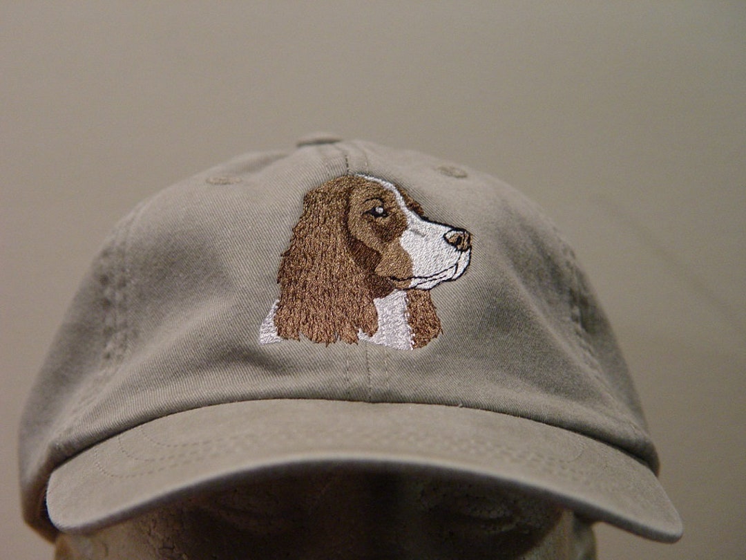English Springer Spaniel Dog Hat - One Embroidered Men Women Cap ...