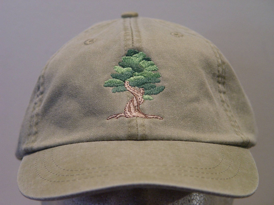 BONSAI ORNAMENTAL TREE Hat One Embroidered Men Women Wildlife Cap Price ...