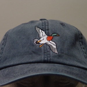 MALLARD DUCK Bird Hat - One Embroidered Men Women Wildlife Cap - Price ...