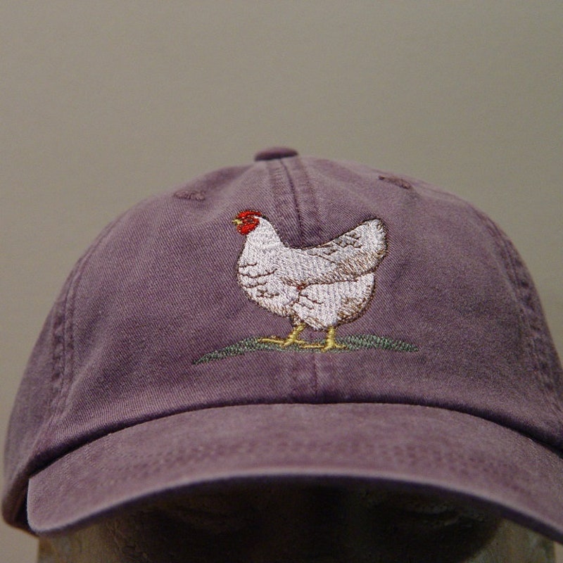 Embroidered Chicken - Etsy