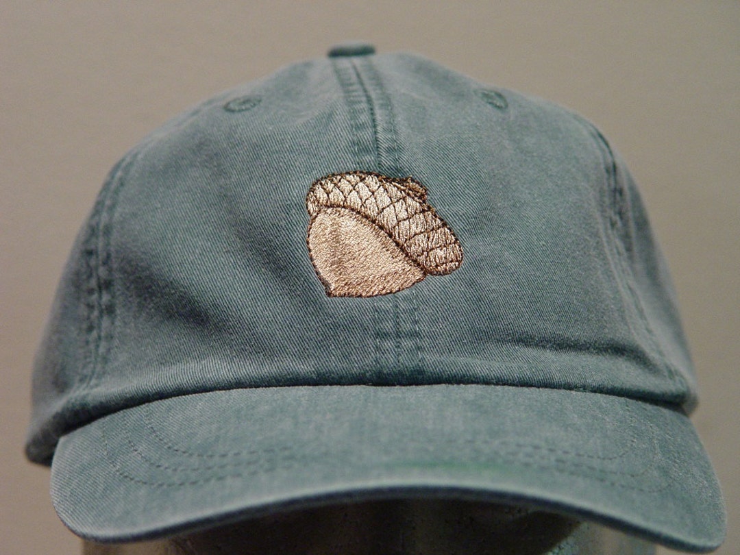 ACORN Hat - Embroidered Oak Tree Men Women Wildlife Baseball Cap - 24 ...