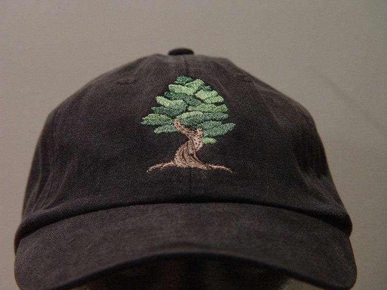 BONSAI ORNAMENTAL TREE Hat One Embroidered Men Women Wildlife | Etsy