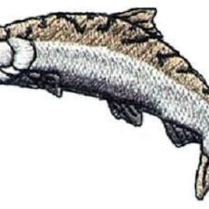 Atlantic Salmon Hat - One Embroidered Fish Men Women Wildlife Cap ...