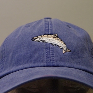 Atlantic Salmon Hat - One Embroidered Fish Men Women Wildlife Cap ...
