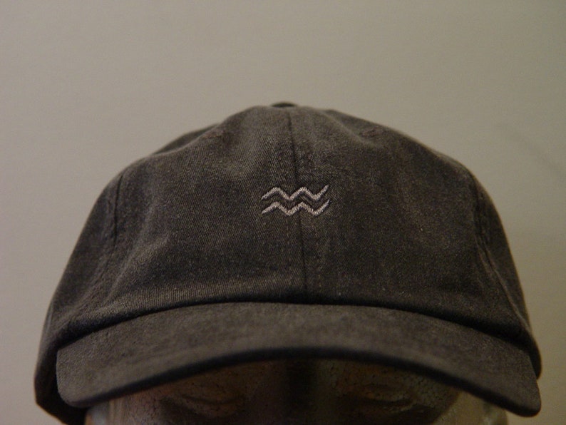 AQUARIUS ZODIAC ASTROLOGY Hat Embroidered Astrological Adult Cap Price ...