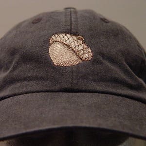 ACORN Hat - Embroidered Oak Tree Men Women Wildlife Baseball Cap - 24 ...