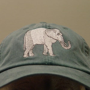 ELEPHANT WILDLIFE HAT Embroidered African Men Women Baseball - Etsy