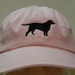 Black Labrador Retriever Dog Hat Embroidered Men Women Mom Dad Cap ...
