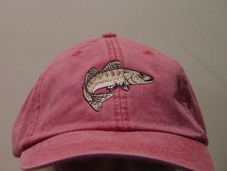 WALLEYE FISH HAT One Embroidered Men Women Wildlife Baseball | Etsy
