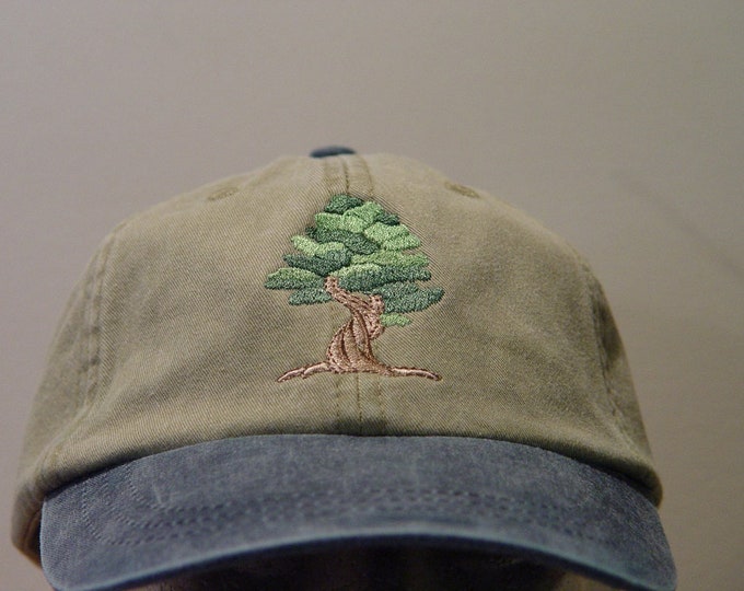 BONSAI ORNAMENTAL TREE Hat - Embroidered Men Women Wildlife Cap - Price ...