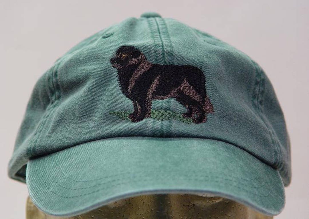 NEWFOUNDLAND DOG Hat - Embroidered Men Women Baseball Gift Cap - Price ...