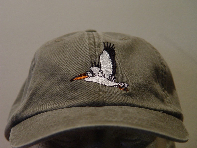 PELICAN BIRD HAT - One Embroidered Wildlife Men Women Baseball Cap ...