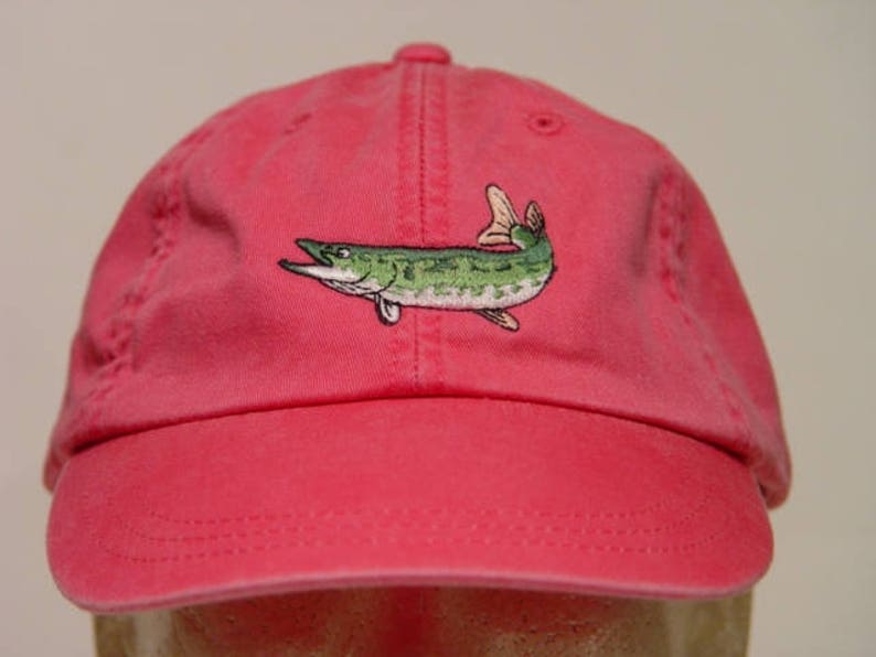 NORTHERN PIKE HAT - One Embroidered Men Women Fish Wildlife Cap - Price ...