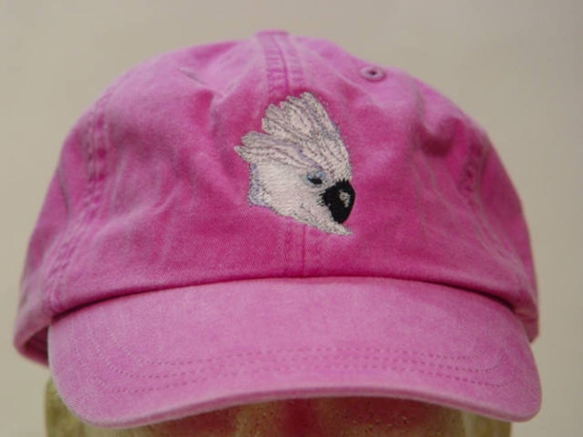 UMBRELLA COCKATOO BIRD Hat Embroidered Women Men Wildlife | Etsy