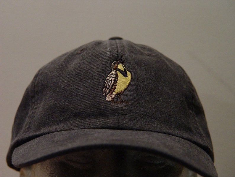 WESTERN MEADOWLARK Bird Hat Embroidered Women Men Wildlife | Etsy