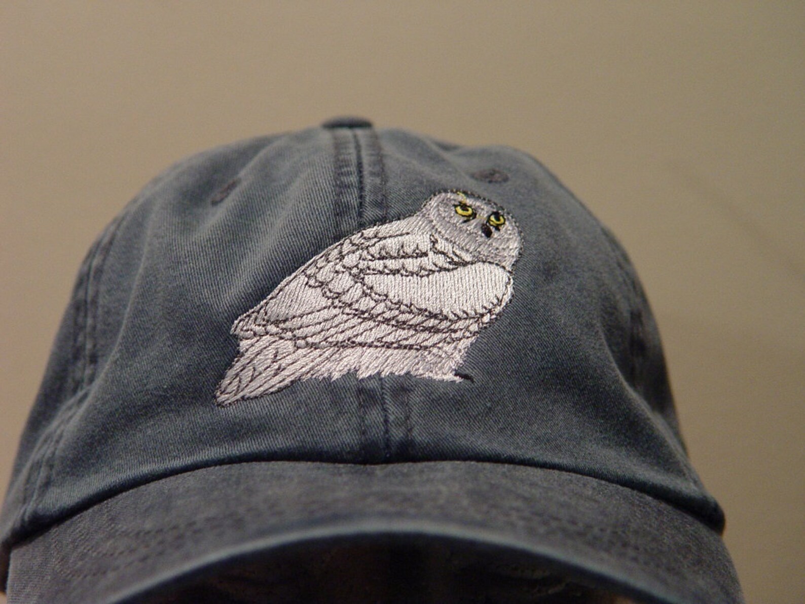 SNOWY OWL HAT - Embroidered Women Men Wildlife Baseball Gift Cap ...