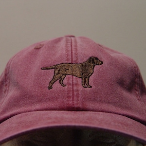 Chocolate Labrador Retriever Dog Hat - Embroidered Men Women Cap ...