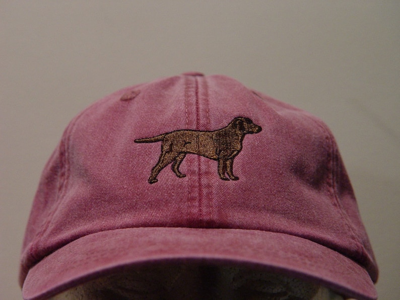 Chocolate Labrador Retriever Dog Hat - Embroidered Men Women Cap ...