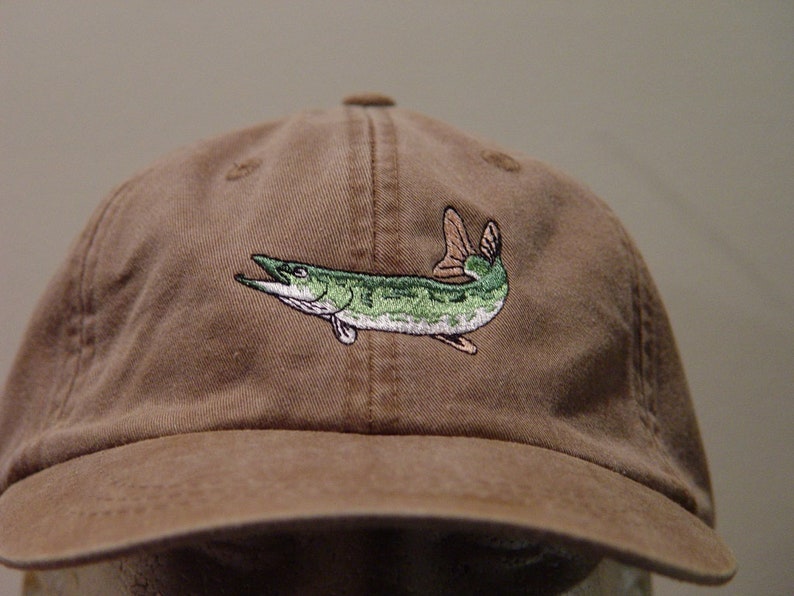 NORTHERN PIKE HAT - One Embroidered Men Women Fish Wildlife Cap - Price ...