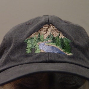 MOUNTAIN NATIONAL PARK Hat One Embroidered Wildlife Women Men Cap ...