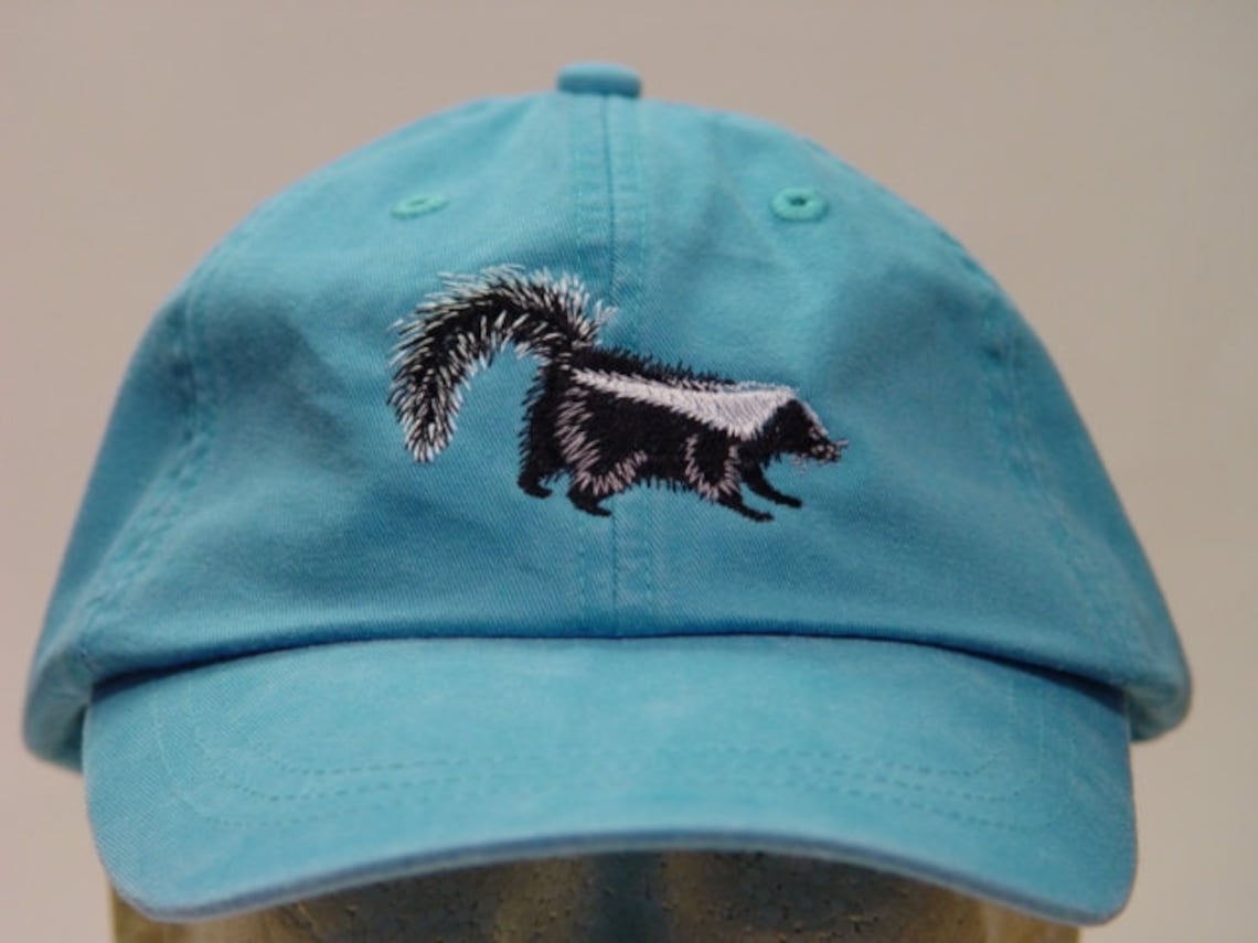 SKUNK WILDLIFE HAT Embroidered Women Men Mom Dad Baseball | Etsy