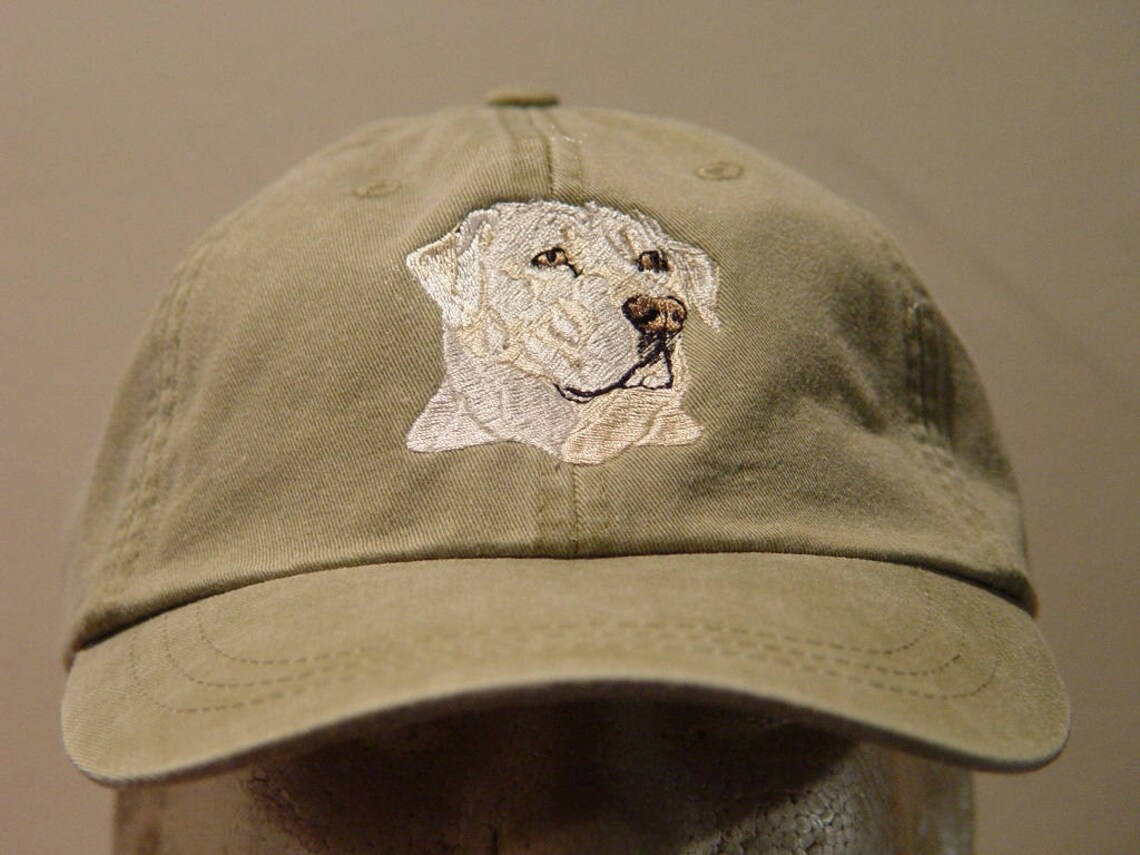 Yellow Labrador Retriever Dog Hat One Embroidered Men Women | Etsy