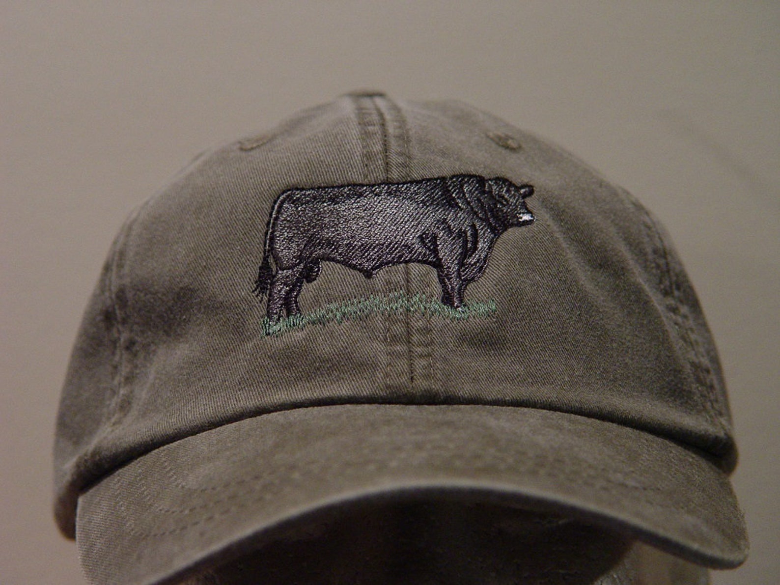 BLACK ANGUS Cow Farm Hat One Embroidered Men Women Rancher - Etsy