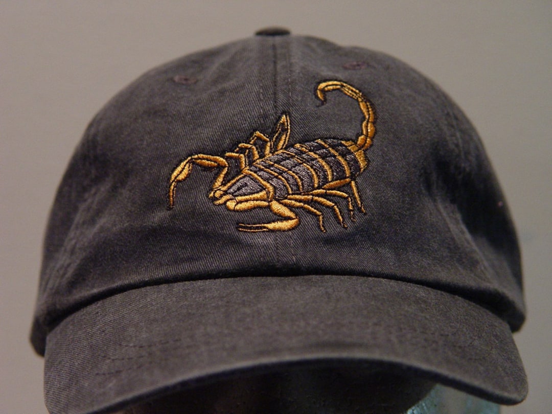 SCORPION WILDLIFE Hat - Embroidered Men Women Arachnid Gift Cap - Price ...