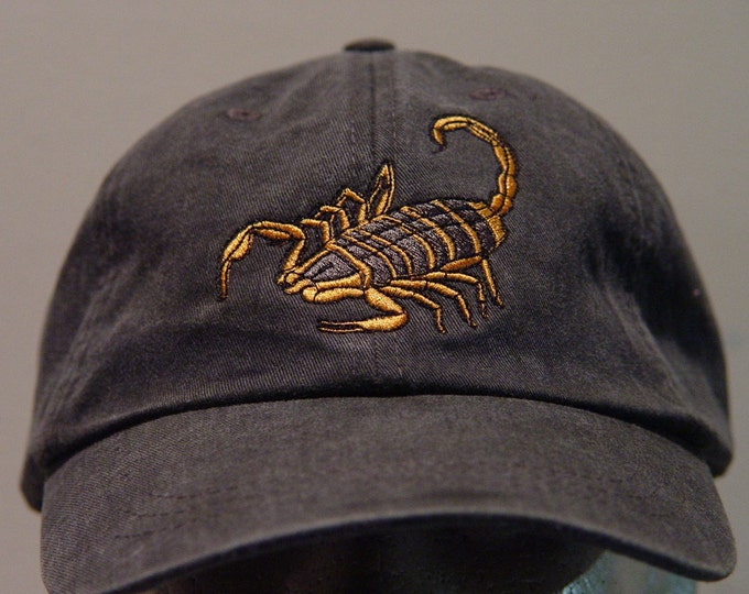 SCORPION WILDLIFE Hat Embroidered Men Women Arachnid Gift Cap Price ...
