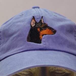 DOBERMAN PINSCHER DOG Hat One Embroidered Men Women Baseball Cap ...