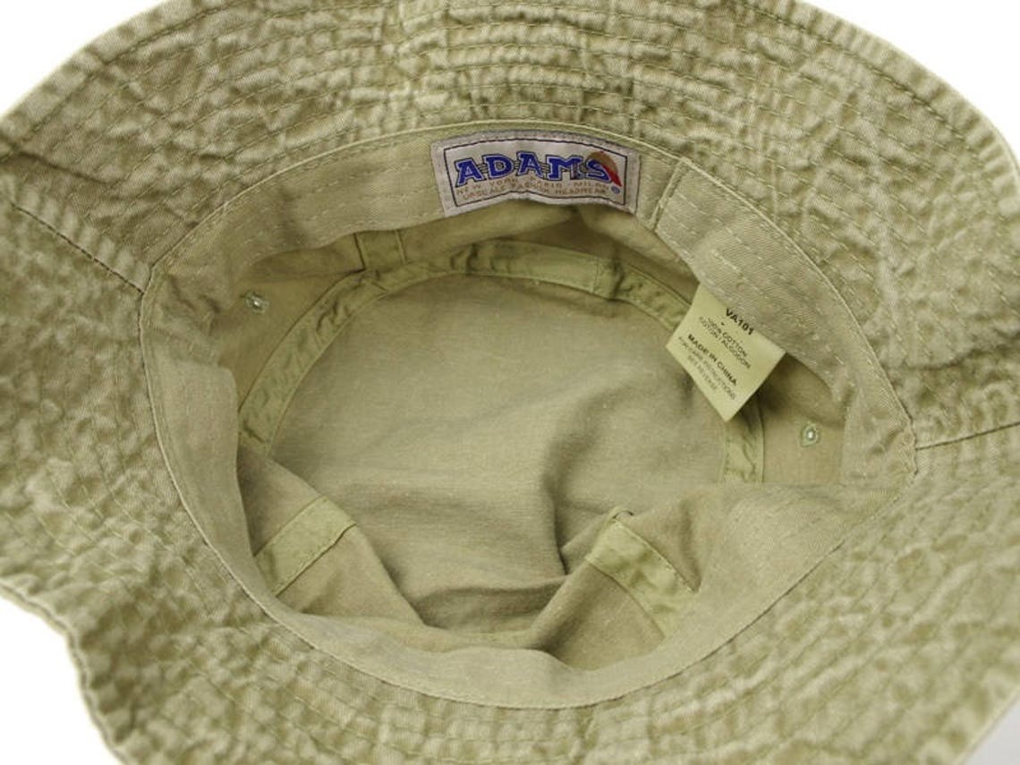 KHAKI XL BUCKET Hat Adams Women Men Mom Dad Cotton Leisure - Etsy